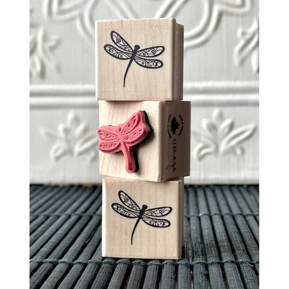 Tiny Dragonfly Rubber Stamp from The Old Island Stamp Company